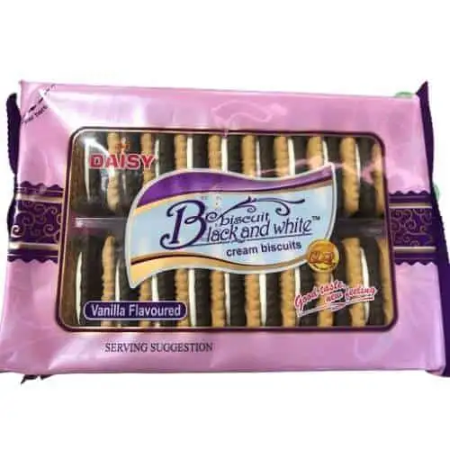 Daisy Biscuit Black & White Vanilla 1X210g - Sweet Zone